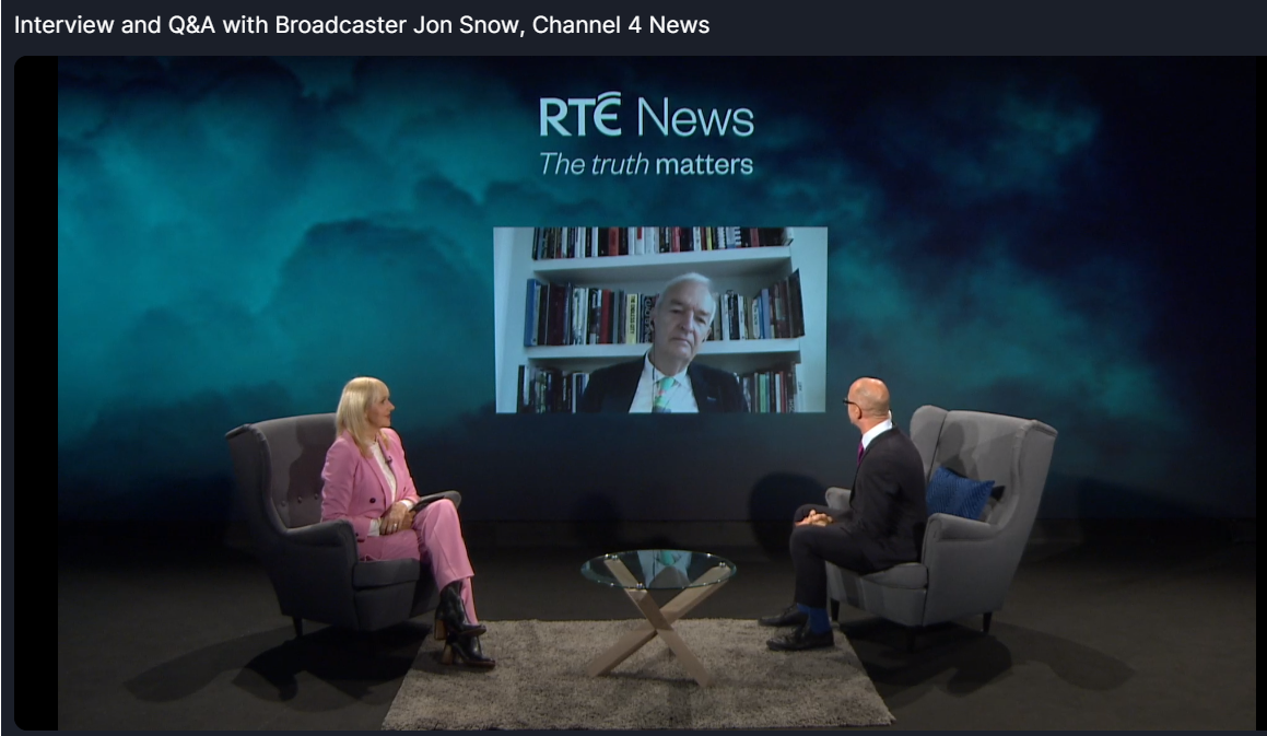 NUACHT RTÉ AR AN gCÉAD EAGRAÍOCHT CHUN CLÁRÚ LE TIONSCNAMH NUA ...